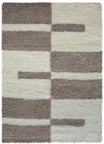 Ayyildiz, Kusový koberec Gala 2505 beige, 80x150, béžová, obývací pokoj