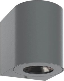NOR 49701010 Venkovní nástěnné svítidlo Canto 2 2x6W LED šedá čirá - NORDLUX
