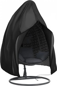 Kondela Ochranný obal na závěsné křeslo, černá, KRYTO TYP 1