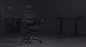 Grospol - Set: Kancelářské křeslo Ioo 2 + Nastavitelný stůl Alto 101 Black