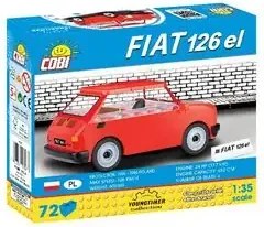 COBI 24531 FIAT 126el / 1:35 / 72 kostek / od 5 let