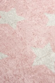 Conceptum Hypnose Kusový koberec Yıldız - Pink, Vícebarevná