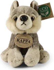 RAPPA Plyšový vlk 13 cm / ECO-FRIENDLY / od 0 měsíců