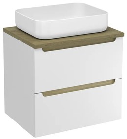 Koupelnová skříňka pod umyvadlo Naturel Stilla 60x60x45 cm bílá STILLAD06056DBK
