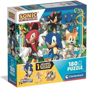 CLEMENTONI Puzzle Ježek Sonic: Parta / 180 dílků / od 7 let