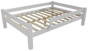 Dětská postel 8X8 01D se zábranou (Barva dřeva: barva bílá, Rozměr: 160 x 200 cm)