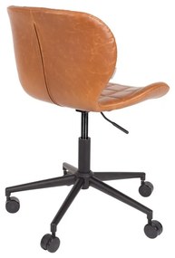 Hnědá kancelářská židle Zuiver Office Chair OMG
