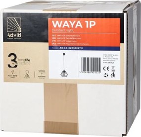 Stropní svítidlo Orno WAYA AD-LD-6263BE27M, E27, 60W, černá
