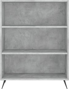 Skříň highboard betonově šedá 69,5x34x180 cm kompozitní dřevo 3200045