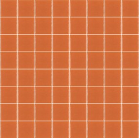Hisbalit Skleněná mozaika oranžová Mozaika 304C MAT 4x4  4x4 (32x32) cm - 40304CMH