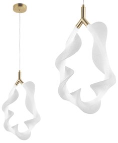 Toolight Designové LED osvětlení G013-1CP zlatá/bílá