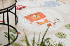 Dywany Łuszczów Dětský kusový koberec Bambino 1165 Zoo - 140x190 cm