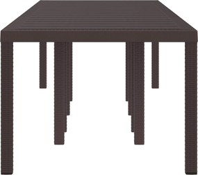 Zahradní stůl Hnědá 300 x 100 x 73 cm polyratan 3378521