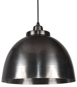 Kovové závěsné kovové světlo Capri antik stříbrná - Ø 32*22 cm