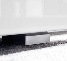 vidaXL 5dílná obývací stěna s LED osvětlením s vysokým leskem [246027] Barva: Černá