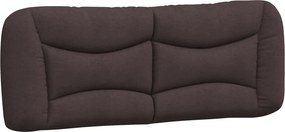 Postel s matrací Hvar tmavě hnědá 140 x 190 cm textil 3208530