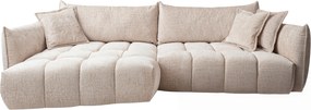 XXXLutz ROHOVÁ SEDAČKA, textil, béžová Lomoco - Sedací soupravy - 000553019902