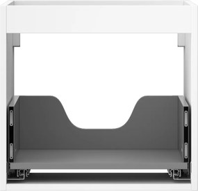Mexen Box-A, závěsná skříňka 50 cm, 1 zásuvka, bílá matná, 91AX0-0500-470-1-01