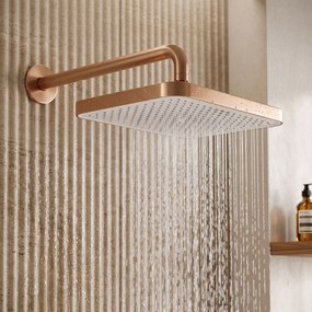 Rea, Obdélníková dešťová sprcha REA JS-032 Brushed Copper, REA-P0397