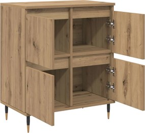 Úložná skříňka 3 ks Artisanový dub 60 x 35 x 70 cm 3394510