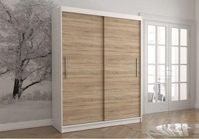 IDZ Šatní skříň Neomi 04 (150 cm) Barva dřeva: Bílá
