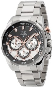 Pánské vodotěsné náramkové hodinky JVD JE1005.3 - chronograf 10ATM