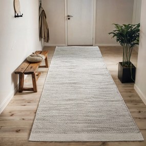 My Flair, Běhoun Wooly Oasis natur, 80x200, šedá, chodba / předsíň