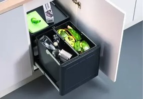 Blanco Botton Pro - Vestavný odpadkový koš dělený - objem 26 l