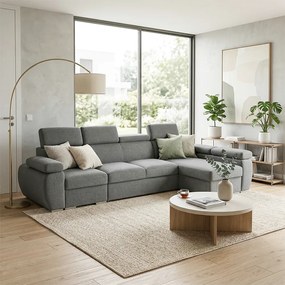 Sedací souprava BASTON | 315x170 cm | rozkládací + 2x úložný prostor | VÝBĚR TKANIN