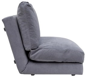Designová rozkládací pohovka Wandella 120 cm šedá