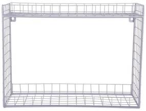 Fialová patrová ocelová police 40 cm Reja – PT LIVING