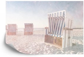 Fototapeta Ostsee Strandkörbe Hladký vinyl 104x70.5