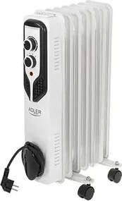 Adler AD 7815 bílá / Olejový radiátor / 1500W / 3 stupně
