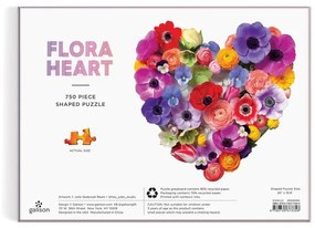 Galison Puzzle Květinové srdce 750 dílků