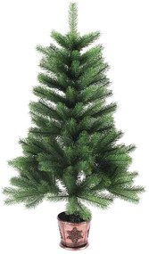 Umělý vánoční stromek s realistickým jehličím 90 cm zelený 284327