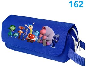 Dětský školní penál V hlavě 2 (Inside Out 2) Barva: modrá 162