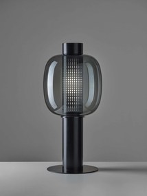 Venkovní designová lampa Brokis Bonbori Large PC1167 Povrch Montury: kov - černý matný komaxit (CCS846), Barva skla: opalín (CGC38), Stmívání: CASAMBI CBU-TED (CEDV2855)