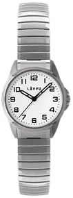 Pružné přehledné dámské hodinky LAVVU STOCKHOLM Small White LWL5010