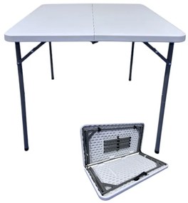 TENTino Skládací stůl 87x87 cm, bílý, STL87