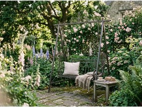 Černá kovová zahradní houpačka Kari - Garden Pleasure