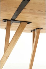 Kulatý jídelní stůl z mangového dřeva ø 120 cm Quenza – Light &amp; Living
