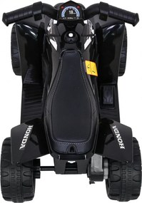 Ramiz Čtyřkolka Honda 250X TRX na baterie černá + klakson + LED + ekokůže