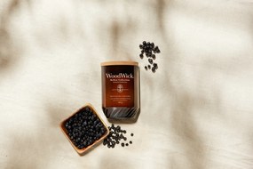 WoodWick vonná svíčka s dřevěným knotem Renew Black Currant & Rose 368 g