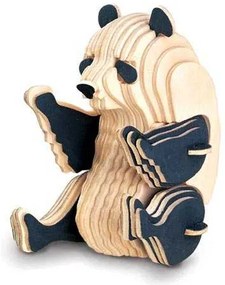 Woodcraft construction kit Woodcraft Dřevěné 3D puzzle panda