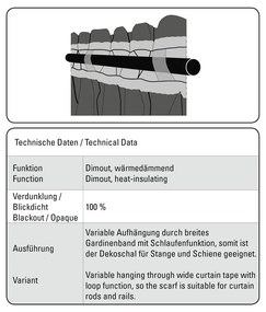 Béžový zatemňovací závěs 140x245 cm Dimout – Gardinia