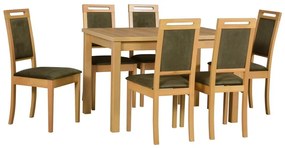 Drewmix jídelní židle ROMA 15 dřevo: grafit, látka: látka