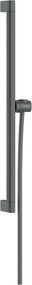 Hansgrohe Unica - Sprchová tyč 66 cm, se sprchovou hadicí, kartáčovaný černý chrom 24404340