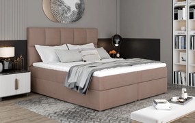 Glossy boxspring postel 165x210 Materiál / Dekor: Monolith 09