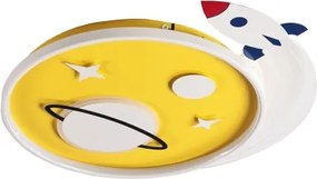 Brilagi -LED Dětské stropní svítidlo STARSHIP LED/64W/230V 3000/4500/6000K žlutá