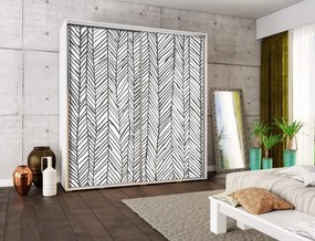 Šatní skříň PENELOPA 205 Rybí kost
